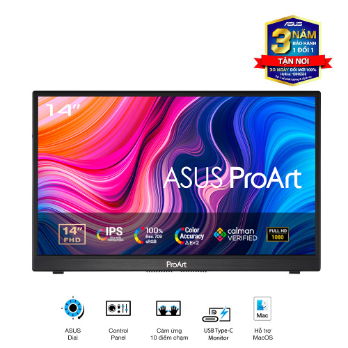 Màn hình đồ họa ASUS ProArt PA148CTV (14inch | IPS | Full HD | 60Hz ...