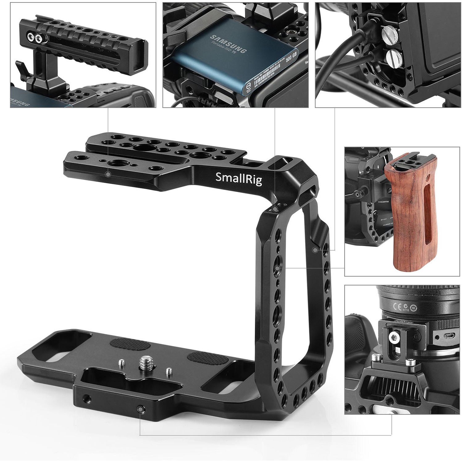 Smallrig Half Cage Cho Blackmagic Design Pocket Cinema Camera 4k And 6k