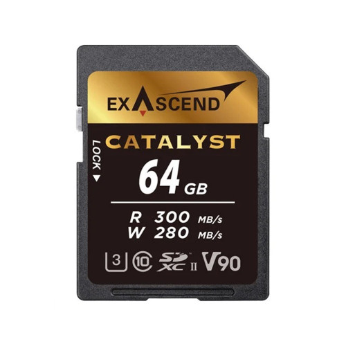 Thẻ Nhớ SD V90 Catalyst 64GB Hiệu Exascend Chính Hãng, Giá Tốt