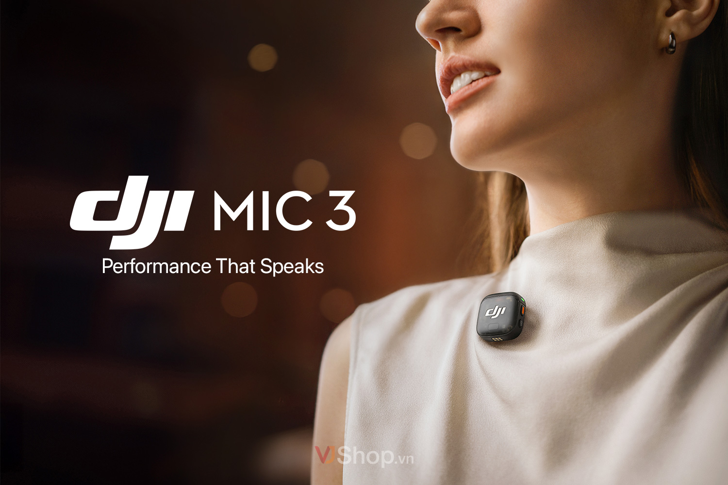 Microphone DJI Mic 3 Chính Hãng, Giá Tốt Tại VJShop.vn