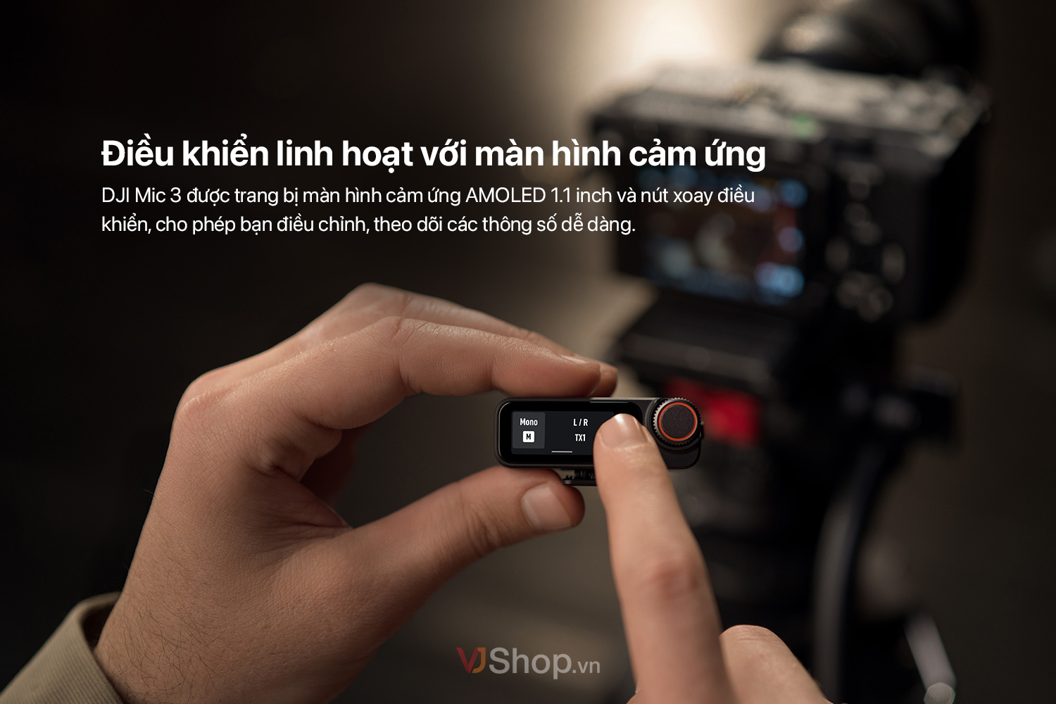 Microphone DJI Mic 3 Chính Hãng, Giá Tốt Tại VJShop.vn