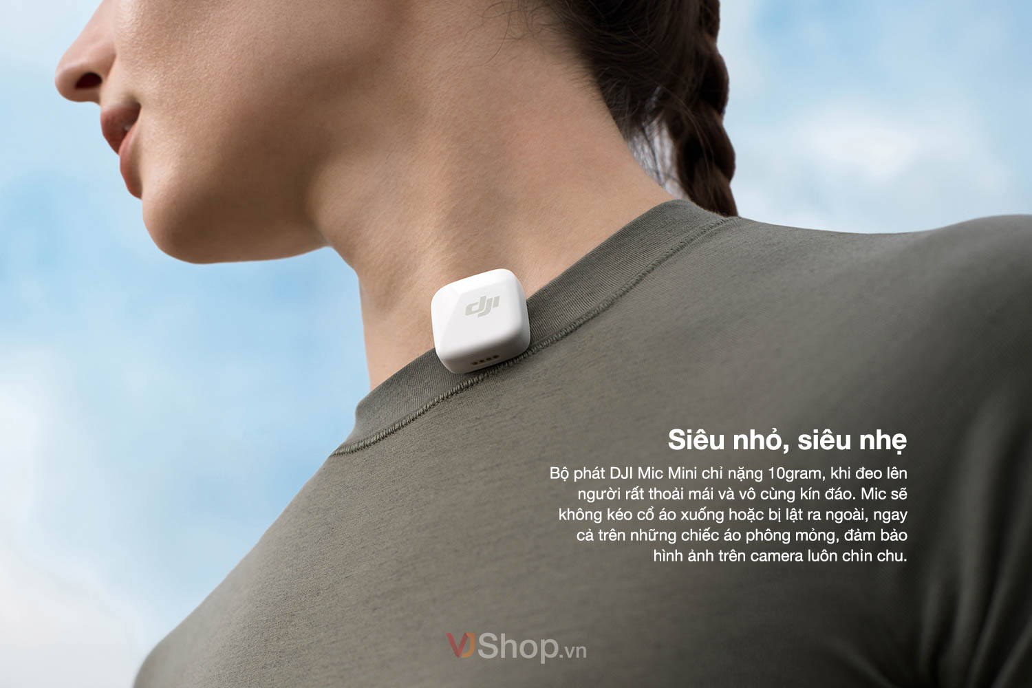 Mic Thu Âm DJI Mic Mini Chính Hãng, Giá Tốt Tại VJShop.vn